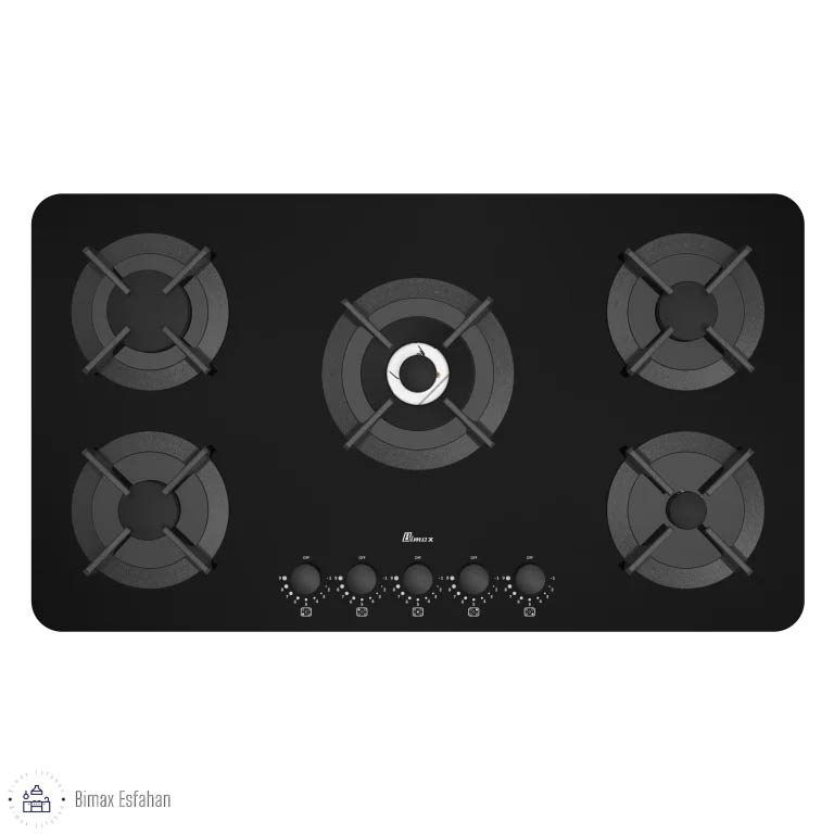 اجاق گاز شیشه ای بیمکث مدل 6010 - بیمکث اصفهان